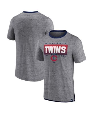 Men's Fanatics Heathered Gray Minnesota Twins Iconic Team Element ...