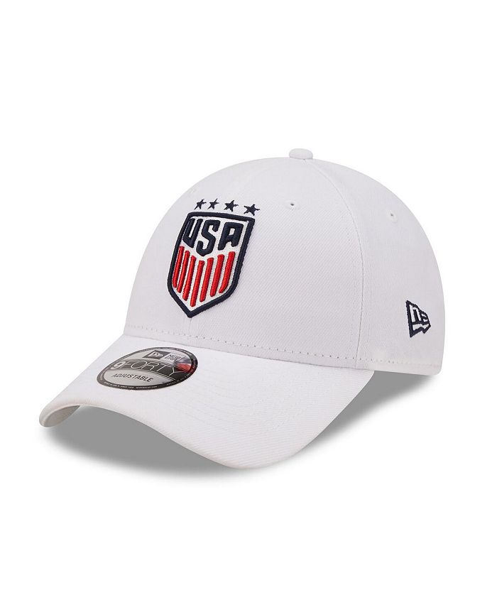 New Era Men's White Uswnt 9Forty Adjustable Hat - Macy's