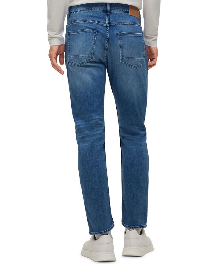 Hugo Boss Men's Slim-Fit Super-Soft Stretch Denim Jeans - Macy's