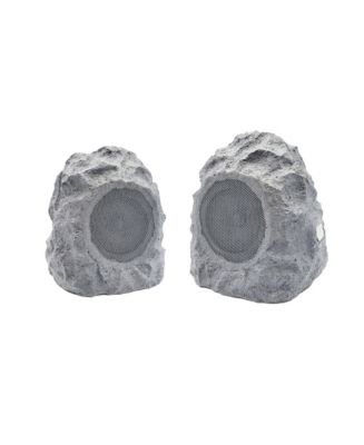 Brookstone Dual Rock True Wireless Outdoor Speaker Set, 2-Piece - Macy's