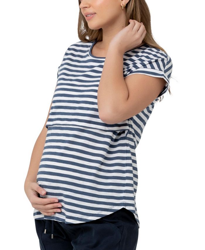 Ripe Maternity Maternity Lionel St Nursing Up/Down Tee - Macy's