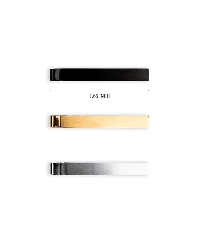 Wurkin Stiffs Slim Tie Bars 3 Pair Set - Macy's