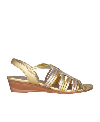 Impo Women's Riya Stretch Flat Sandals - Macy's