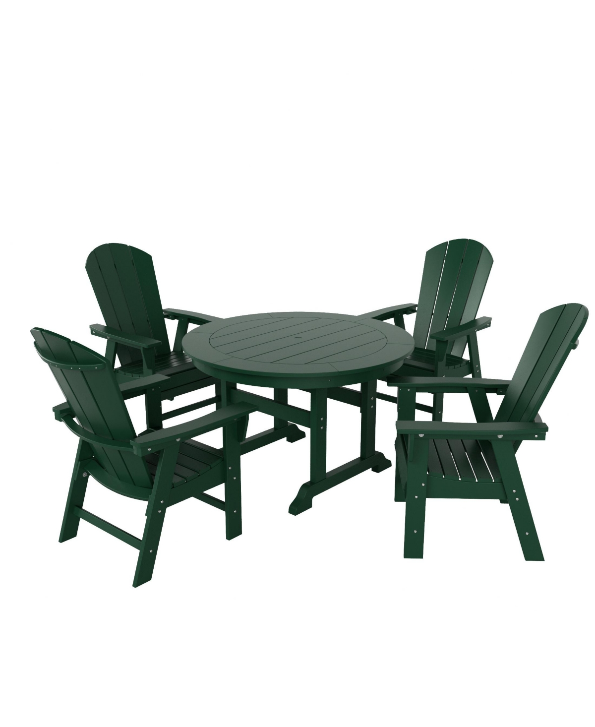 Click here for WestinTrends 5 Piece Outdoor Patio Dining Round Ta... prices
