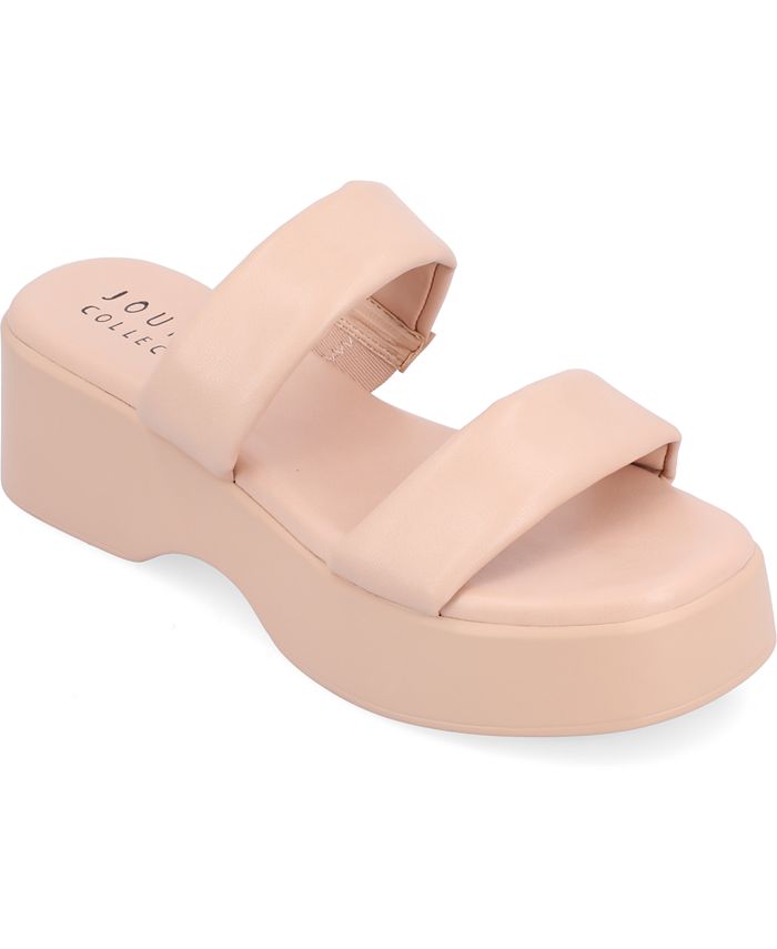 Journee Collection Women's Veradie Platform Sandals - Macy's