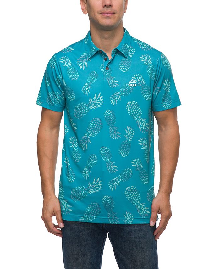 REEF Men's Spinner Short Sleeves Knit Polo Shirt - Macy's