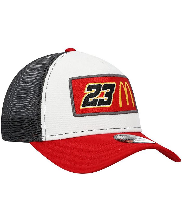 New Era Men's White, Red 23XI Racing Double Patch 9FORTY A-Frame ...