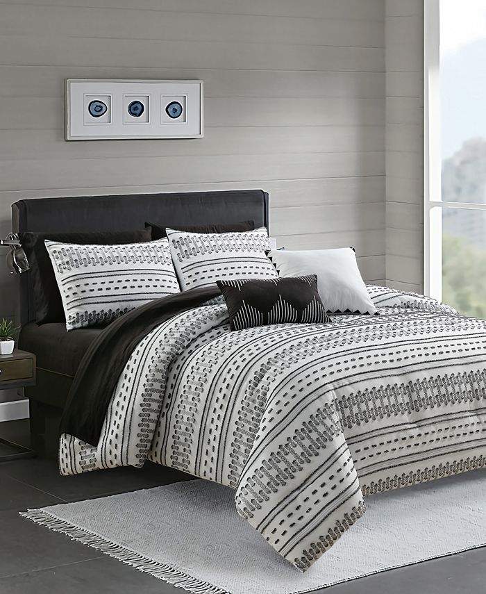 Sunham Chaplin 9-Pc. Comforter & Bedding Set, Full - Macy's