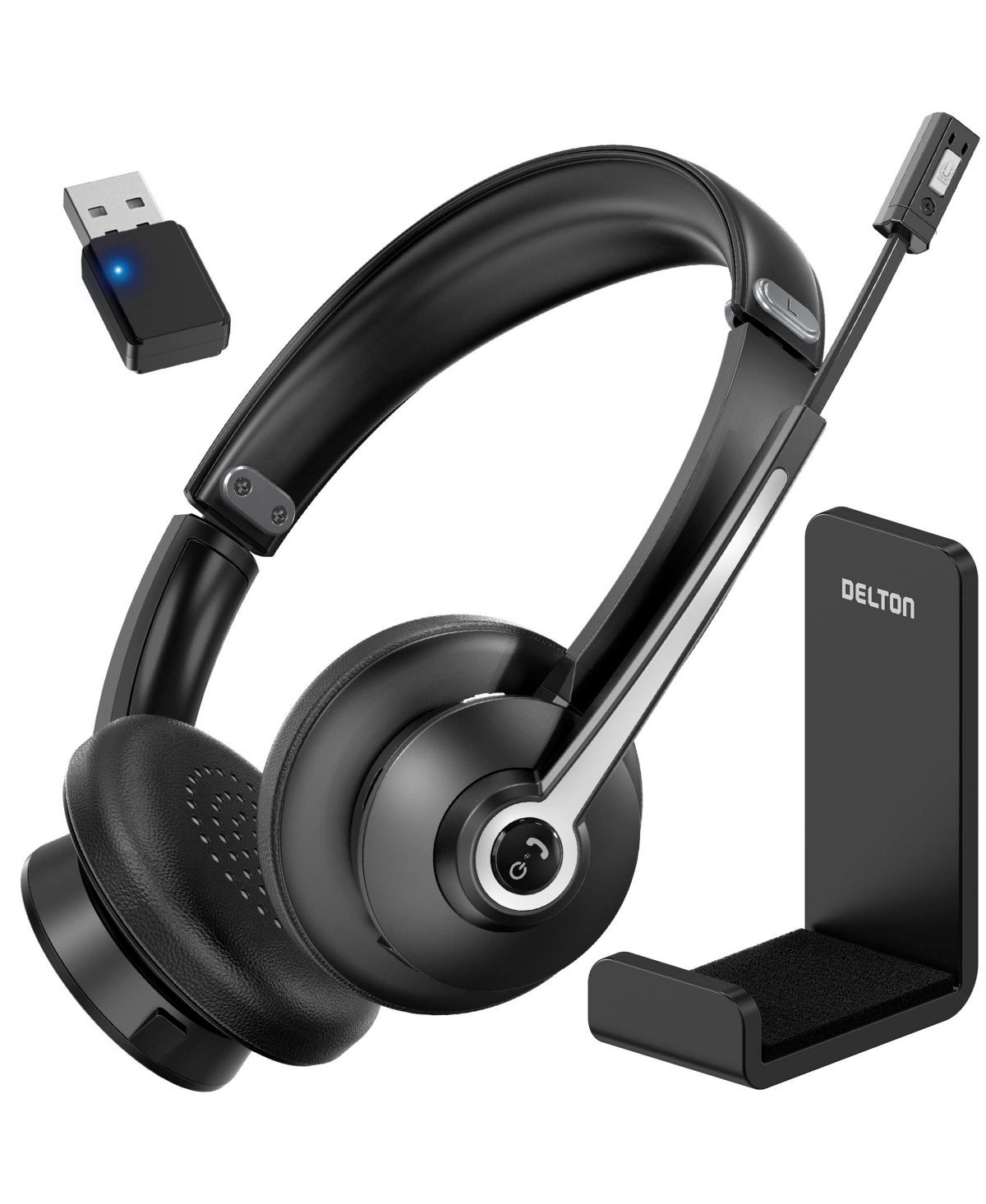 Click here for Delton 30X Noise Cancelling 2-Earpiece Computer He... prices