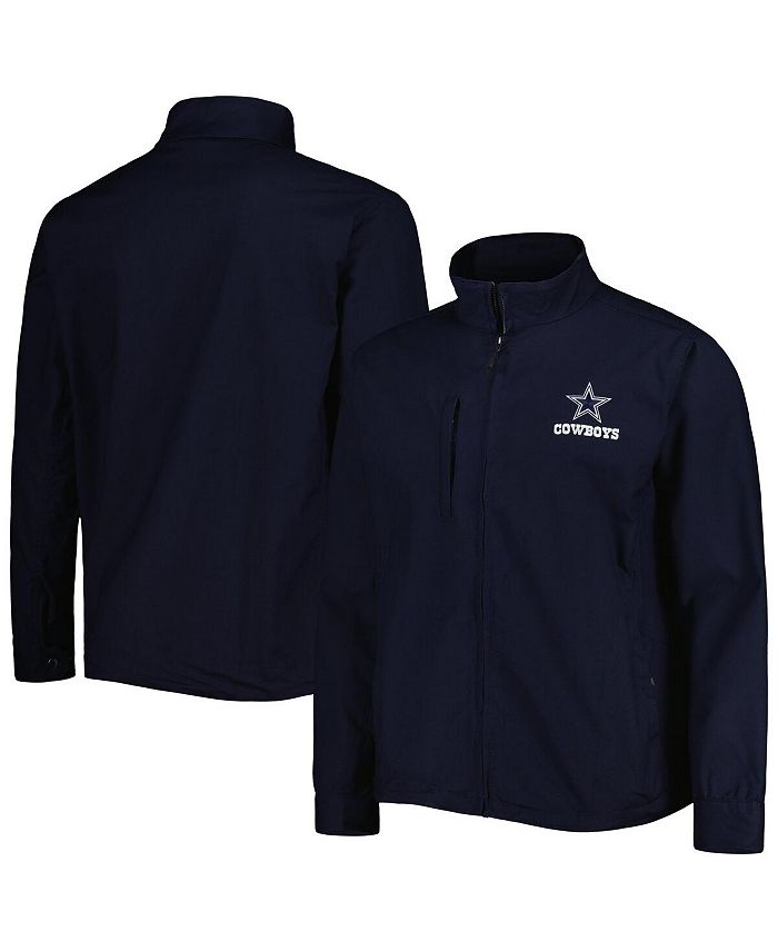 Dunbrooke Men's Navy Dallas Cowboys Journey Workwear Tri-Blend Full-Zip ...