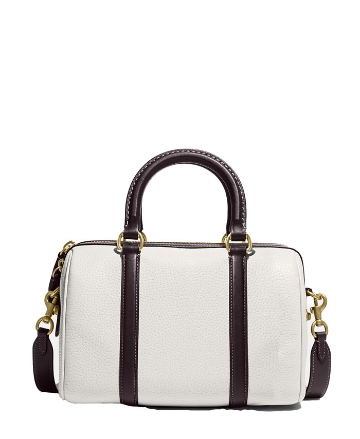 COACH Colorblock Ruby 25 Leather Satchel Bag & Reviews - Women - Macy's