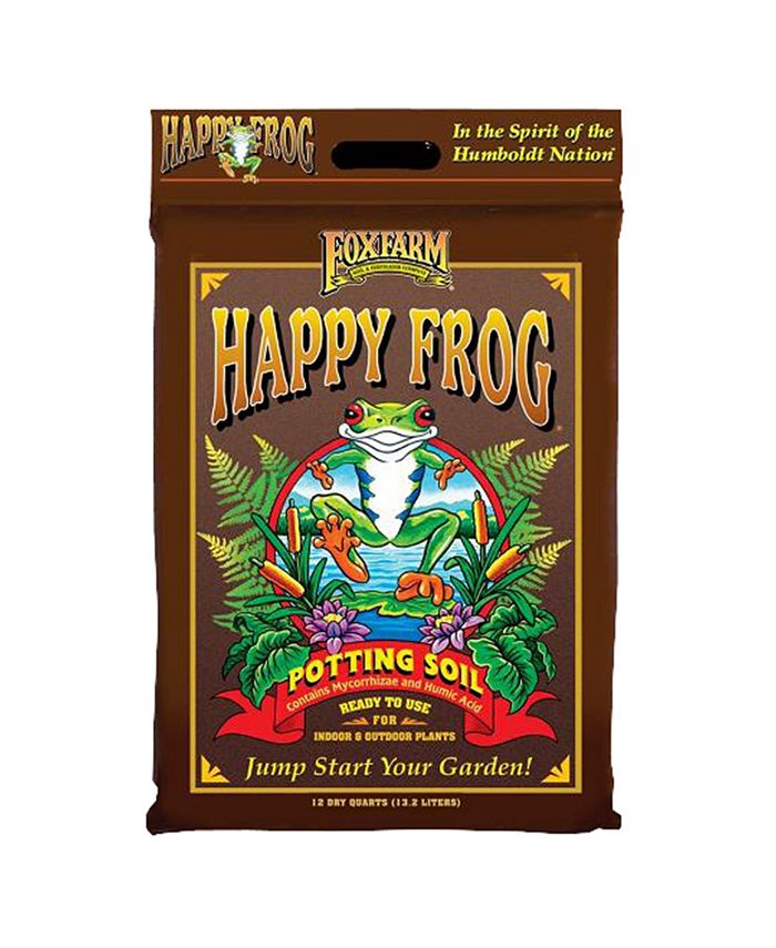 FoxFarm Fox Farm FX14054 Happy Frog Potting Soil, 12 Quart - Macy's