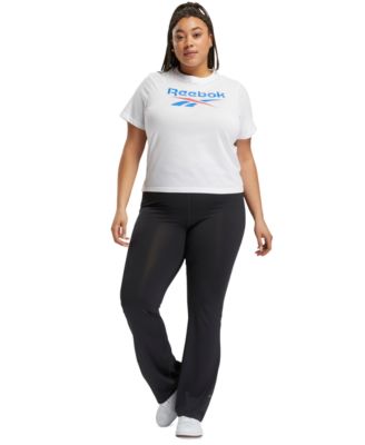 Reebok Plus Size Short Sleeve Logo Graphic T-Shirt - Macy's