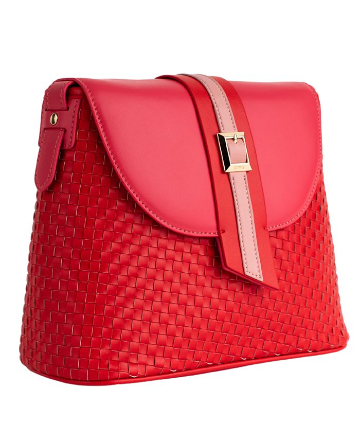 Gunas New York Kate Microfiber Crossbody Bag & Reviews - Handbags ...