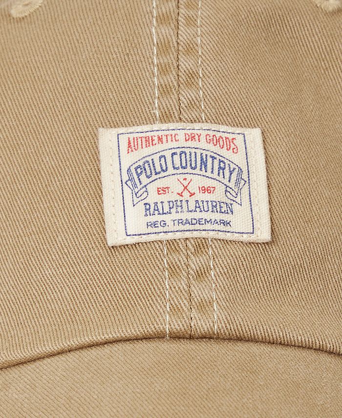 Polo Ralph Lauren Men's Polo Country Twill Trucker Cap - Macy's