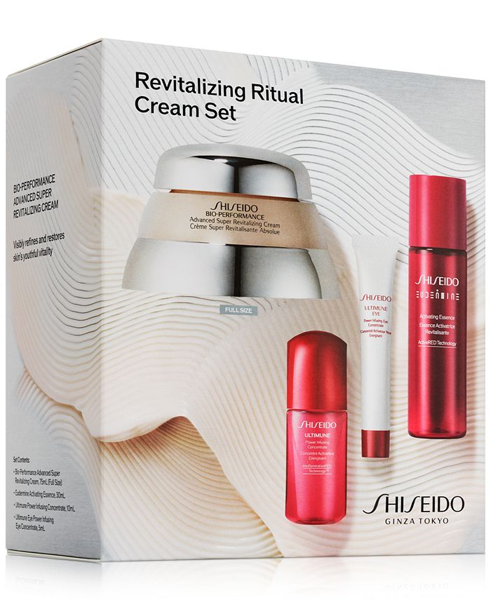 Shiseido 4-Pc. Revitalizing Ritual Cream Set - Macy's