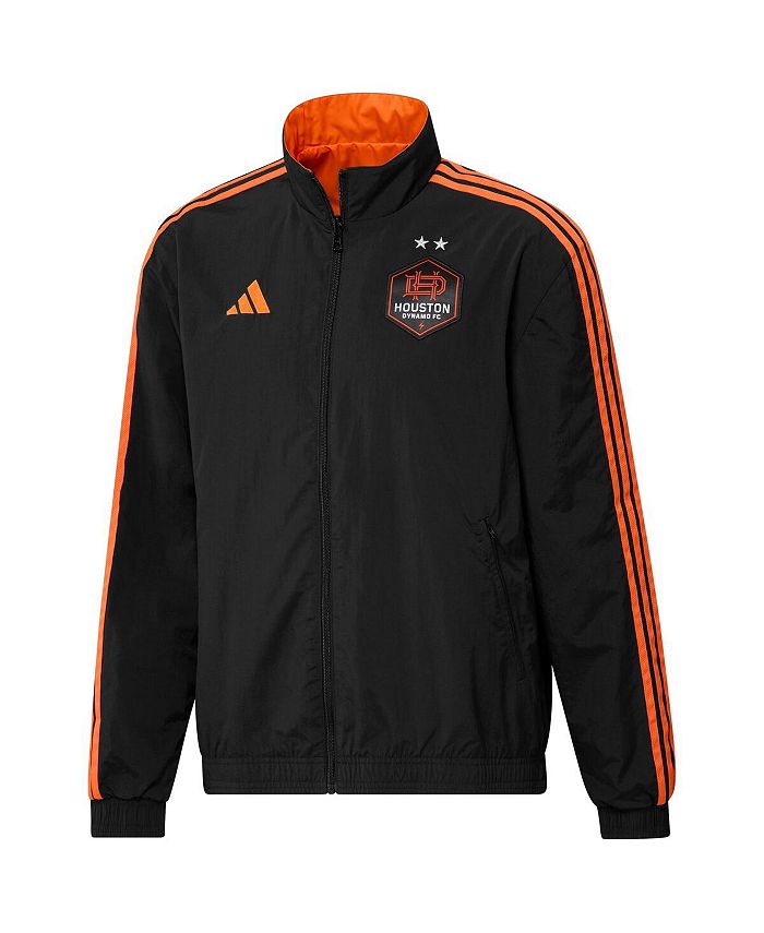 adidas Men's Black and Orange Houston Dynamo FC 2023 On-Field Anthem ...