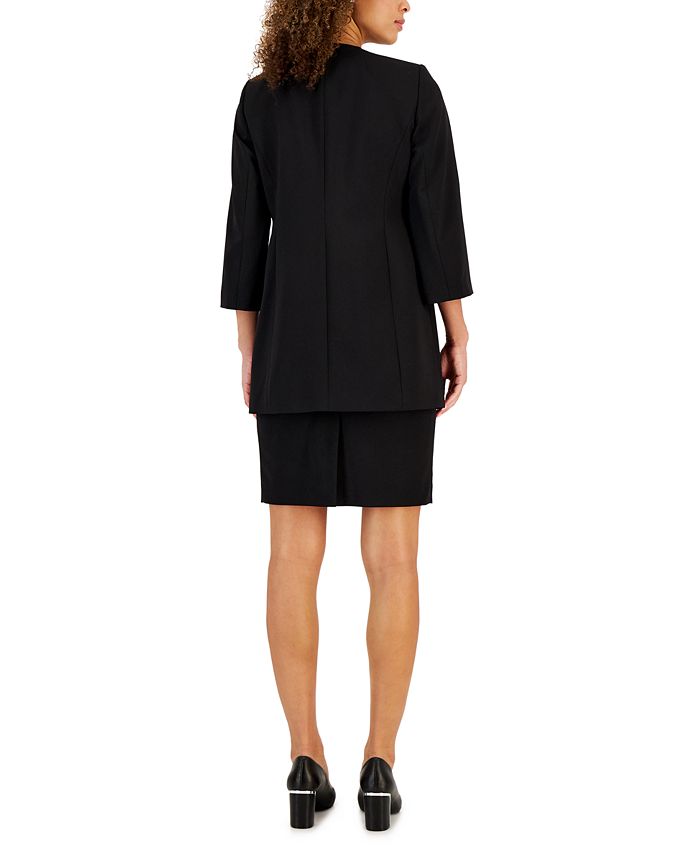Le Suit Women's 3/4-Sleeve Topper Jacket & Sheath Dress - Macy's
