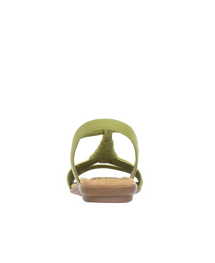 Impo Women's Bellita Stretch Flat Sandals - Macy's