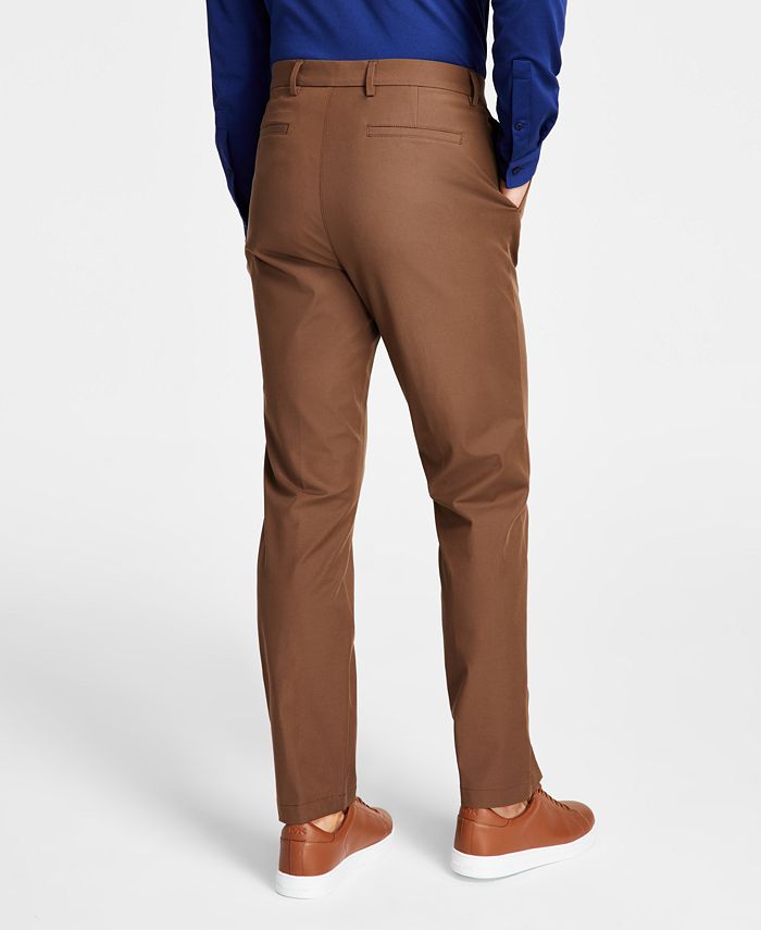 Michael Kors Men's Classic Fit Cotton Stretch Performance Pants - Macy's