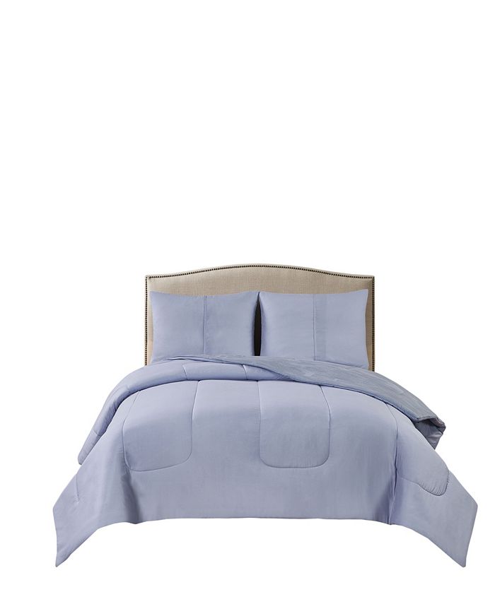 Keeco Samantha 3 Piece Polyester Reversible Comforter Set, King - Macy's