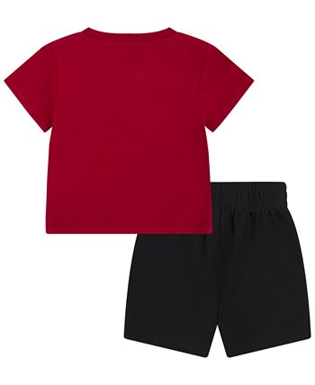 Jordan Baby Boys Jumbo Jump Man T Shirt and Shorts, 2 Piece Set - Macy's