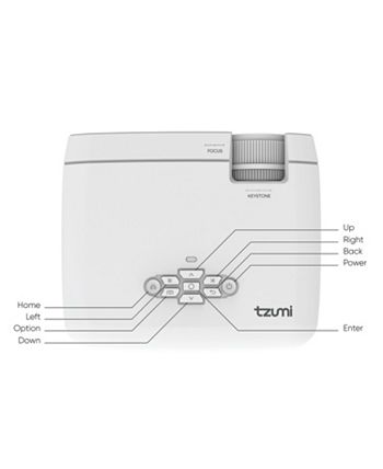 Tzumi GoTheater Portable Home Cinema Light Emitting Diode Mini ...