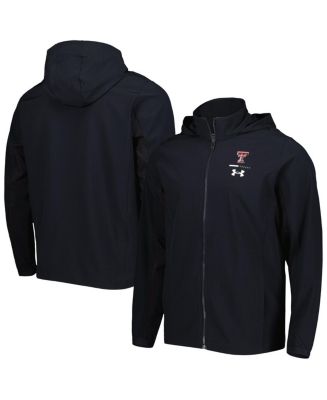 Men's Under Armour Black Texas Tech Red Raiders Squad 3.0 Full-Zip ...