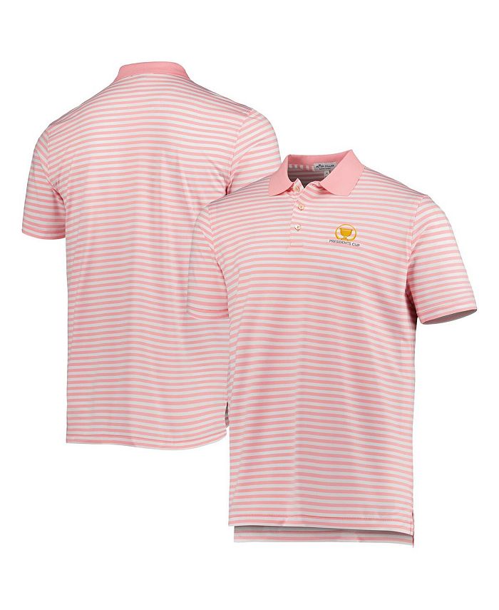 Peter Millar Men's Pink Presidents Cup Ramon Jersey Polo Shirt - Macy's
