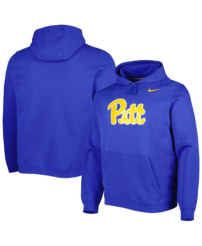 Nike Men's Royal Pitt Panthers Wordmark Logo Club Pullover Hoodie - Macy's