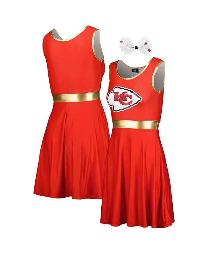 Jerry Leigh Women's Red Kansas City Chiefs Game Day Costume Dress Set ...