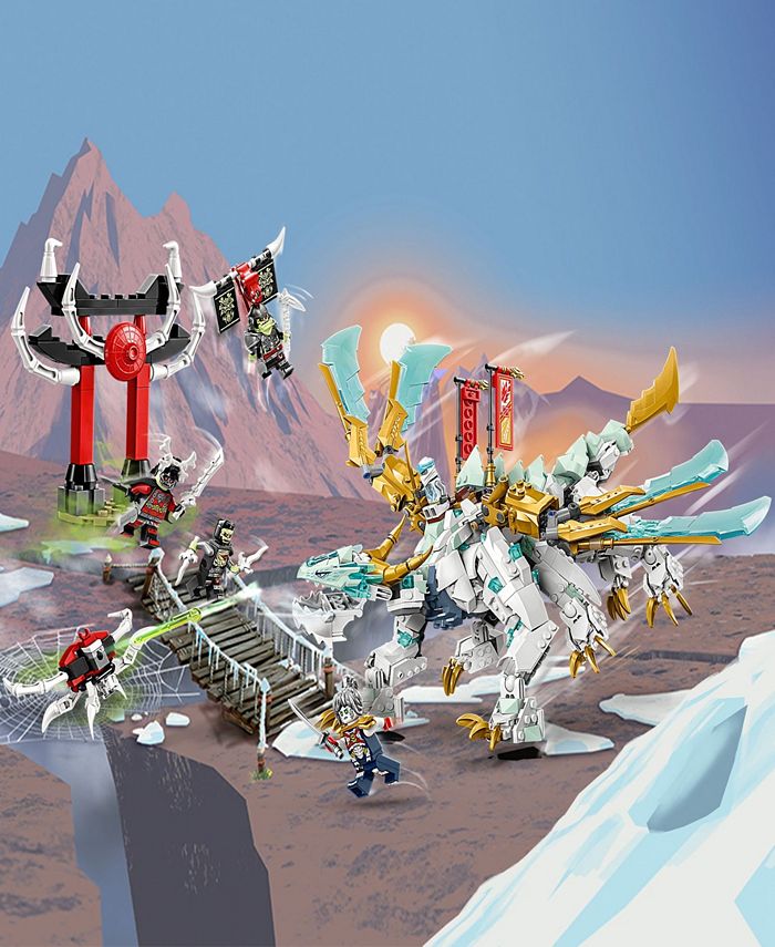 LEGO® Ninjago Zane's Ice Dragon Creature 71786 Building Toy Set with ...