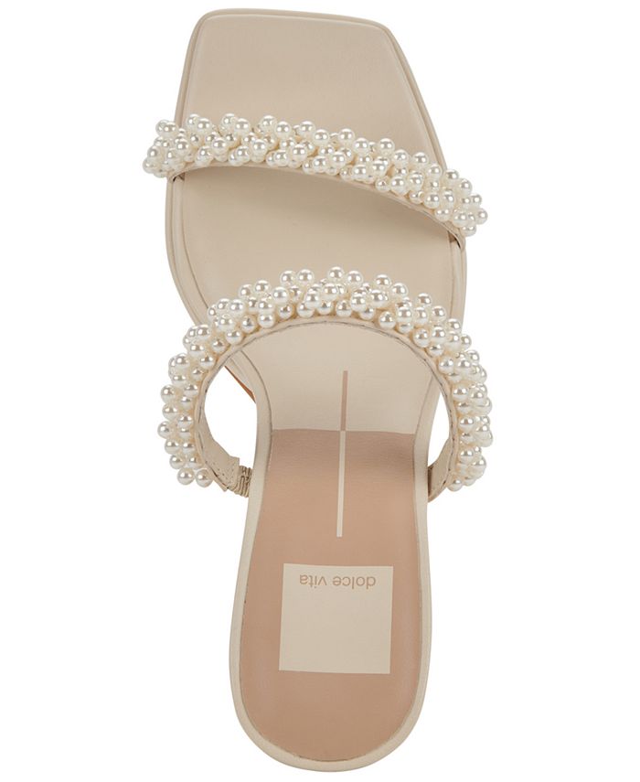 Dolce Vita Women's Ariele Pearl Platform High Heel Dress Sandals - Macy's