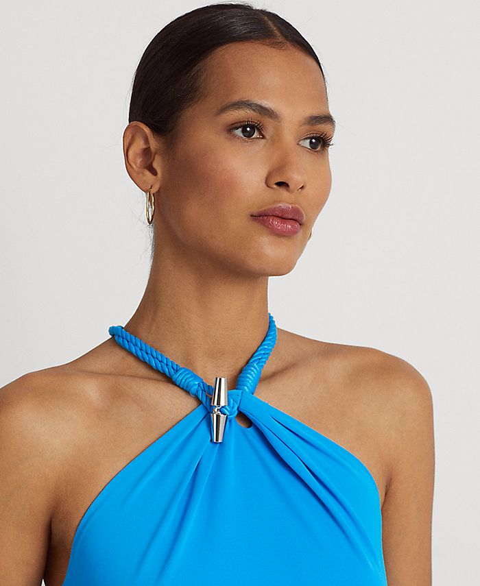 Lauren Ralph Lauren Women's Jersey Halter Gown & Reviews - Dresses ...