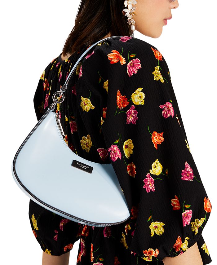 kate spade new york Sam Icon Spazzolato Leather Small Crossbody - Macy's