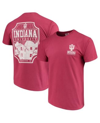 Men's Crimson Indiana Hoosiers Comfort Colors Campus Icon T-shirt - Macy's
