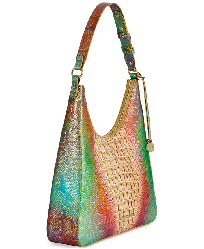 Brahmin Tabitha Abalone Embossed Leather Medium Shoulder Bag - Macy's