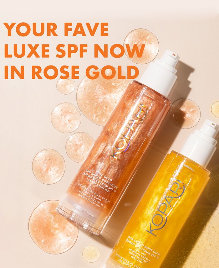 Kopari Beauty Rose Gold Sun Shield Body Glow SPF 45 - Macy's