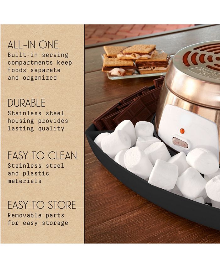 Studio Mercantile Electric Tabletop Smores Maker for Indoors Set - Macy's