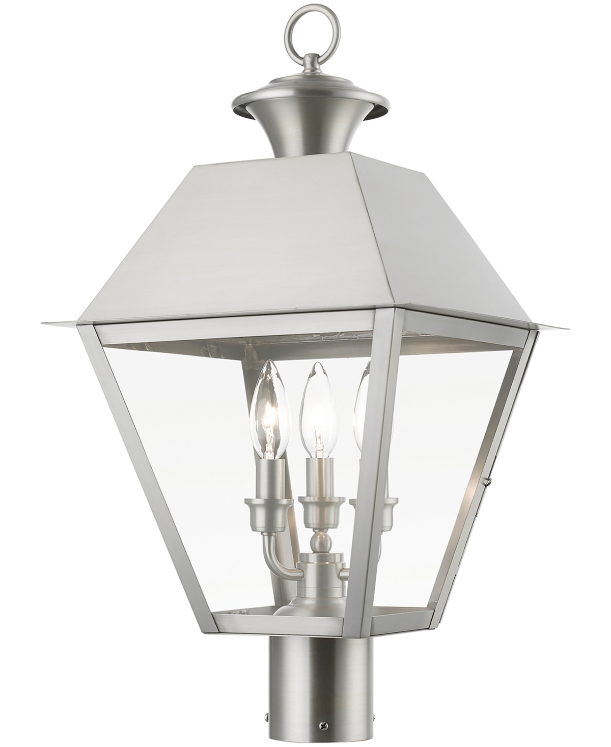 Click here for Livex Wentworth 3 Light Outdoor Large Post Top Lan... prices