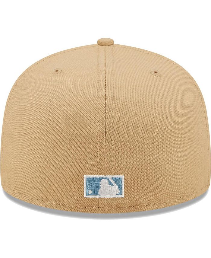 New Era Men's Tan New York Yankees 1999 World Series Sky Blue ...