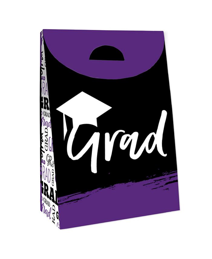 Big Dot of Happiness Purple Grad Best is Yet to Come Graduation Gift ...