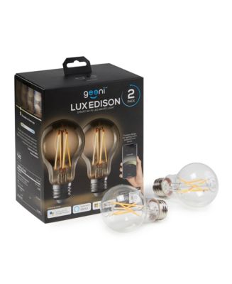 Geeni LUX Edison Wi-Fi LED Edison Smart Light Bulb, Soft White (2700K ...