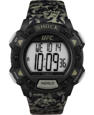 Timex UFC Men's Quartz Core Resin Camo Shock watch, 45mm - Macy's