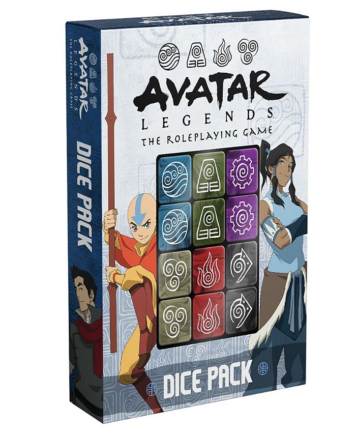 Magpie Games Avatar Legends The Rpg Dice Pack 12 Piece Engraved Dice ...