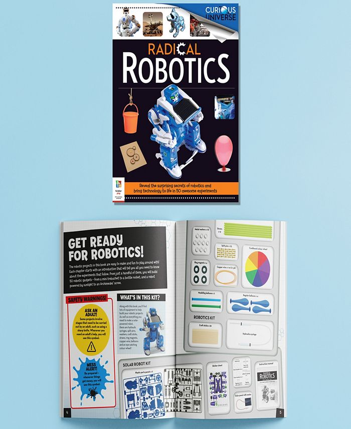 Curious Universe Radical Robotics Science Kit 50 Science Experiments With 95 Piece Kit Diy 