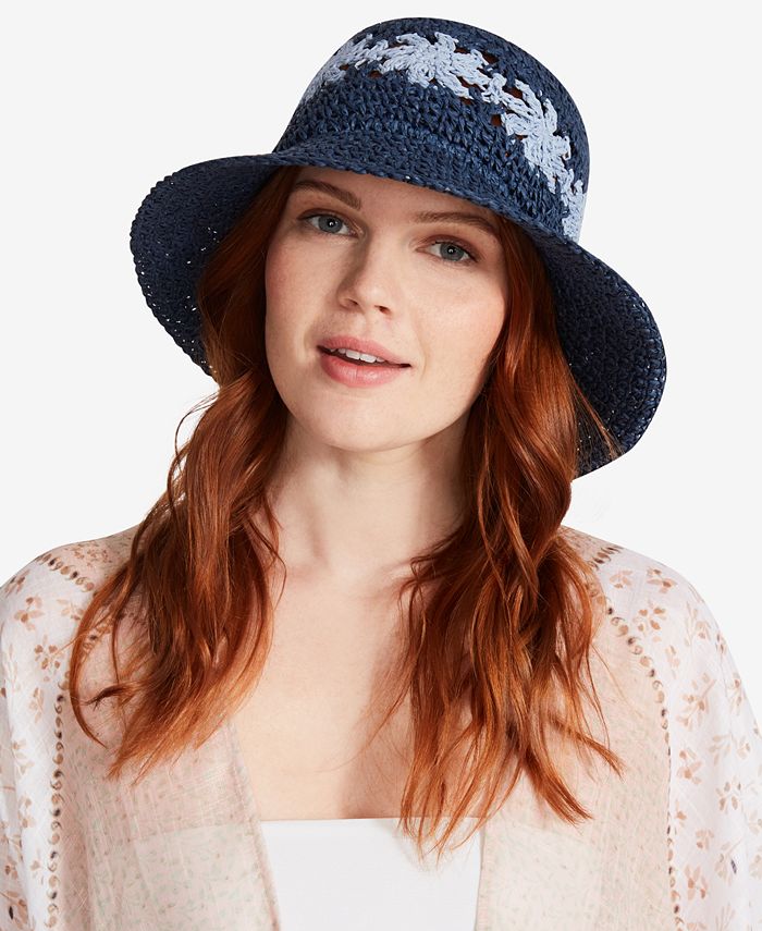 Steve Madden Women's Granny Crochet-Detail Hat - Macy's