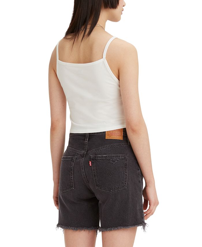 Levi's Women's Graphic Cropped Sweetheart Neckline 90s Tank Top - Macy's