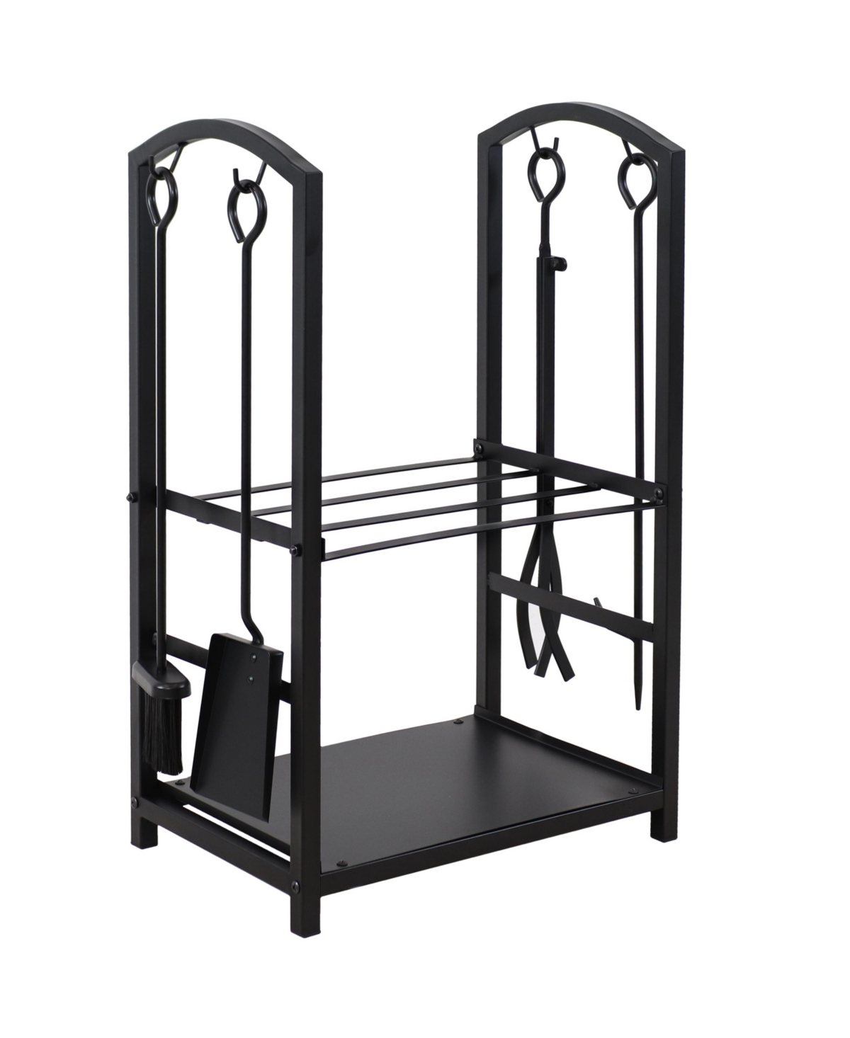Click here for 5pc Indoor/Outdoor Steel Log Holder with Fireplace... prices