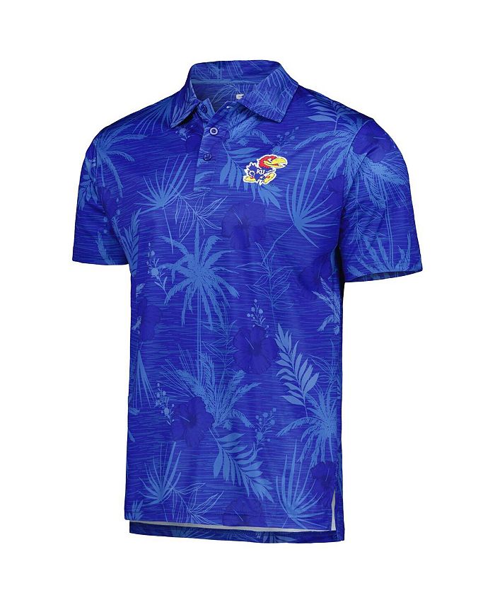 Colosseum Men's Royal Kansas Jayhawks Palms Team Polo Shirt - Macy's